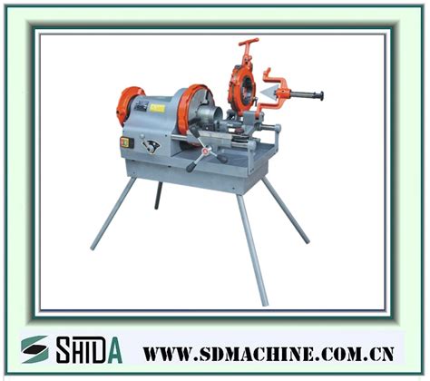 Electric Pipe Threading Machine For Threading Pipes From Electric Pipe Threading