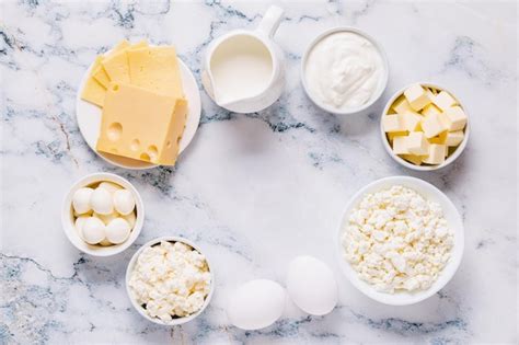 Premium Photo Different Types Of Dairy Products