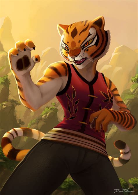 Tigress Fanart Daniel Tibana Tigress Kung Fu Panda King Fu Panda