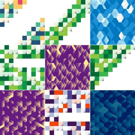 Abstract Colorful Square Background Stock Vector Illustration Of