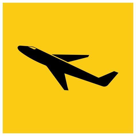 Plantilla De Logotipo De Avión Ilustración Vectorial Diseño De Icono