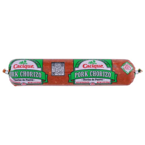 Cacique Pork Chorizo 9 Ounce Brookshires