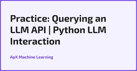 Practice Querying An Llm Api Python Llm Interaction