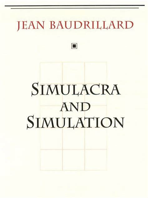 Simulacra And Simulation — Techhuman