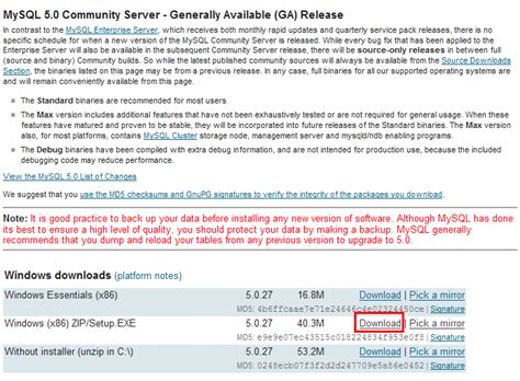 Mysql 50 Community Server Download