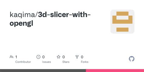 Github Kaqima3d Slicer With Opengl