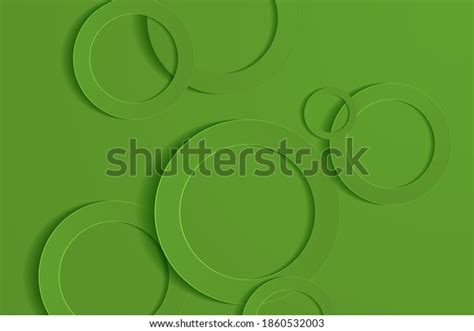 Modern Olive Drab Backgrounds 3d Circle Stock Vector Royalty Free