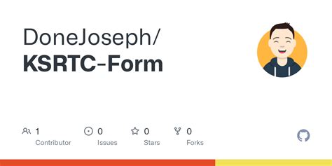 Github Donejoseph Ksrtc Form