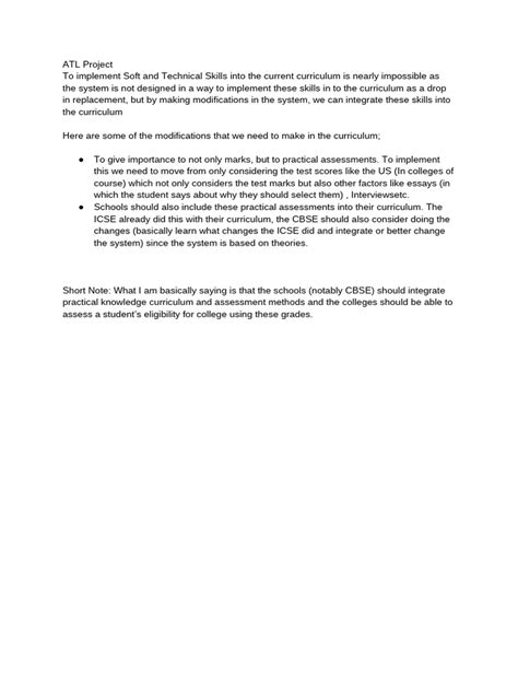 Atl Project Pdf