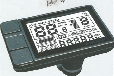 Apt E Bike Lcd 450u Display With 9 Level Assist And Error Code
