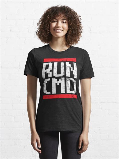 run cmd funny programmer parody t shirt for sale by rawwr redbubble