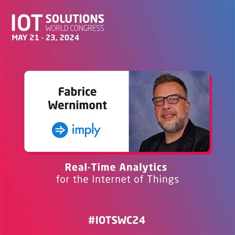 Iot Solutions World Congress On Linkedin Iot Keynote Data