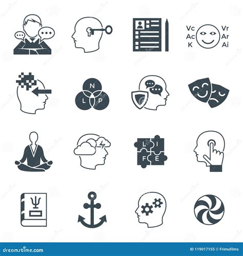 Digital Vector Neuro Linguistic Programming Stock Illustration