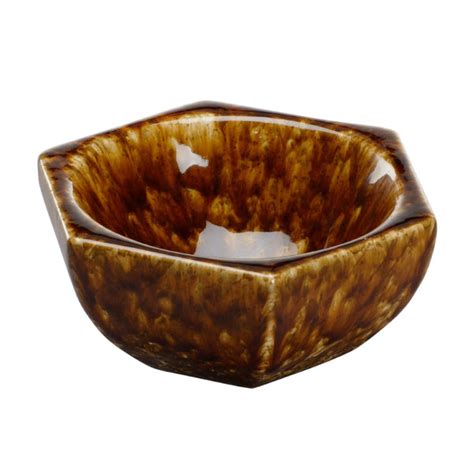 Tortoise Hexagonal Bowl English Elm