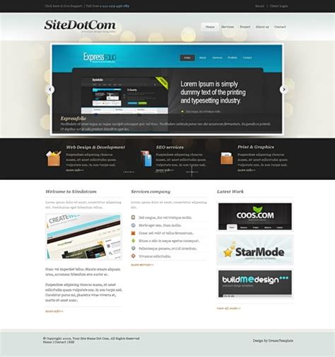 Complicated HTML Template Corporate Business Website Templates