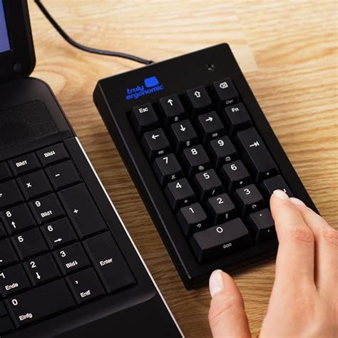 Truly Ergonomic Mechanical Numeric Keypad For Data Entry PC BIG Large TAB Cherry MX