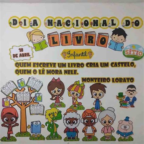 Painel Dia Do Livro Infantil Lembrancinhas Lojinha OFF