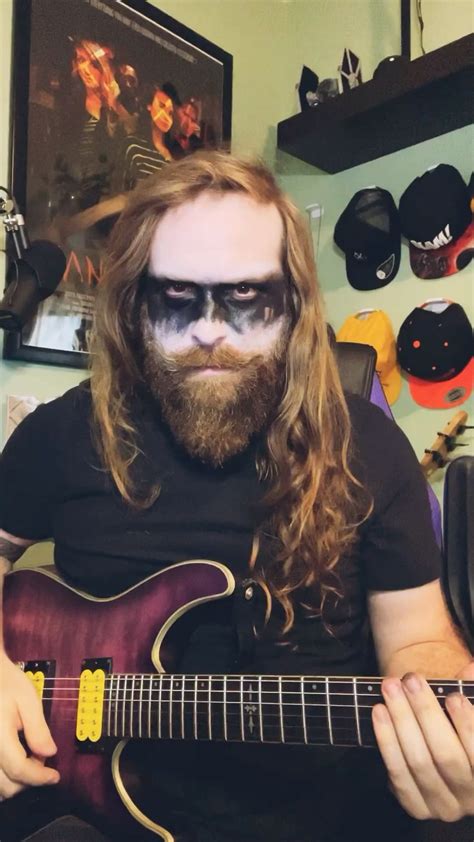 Donny Burbage Of Cradle Of Filth Shredding With A Set Of Stringjoy Strings “stringjoy Strings