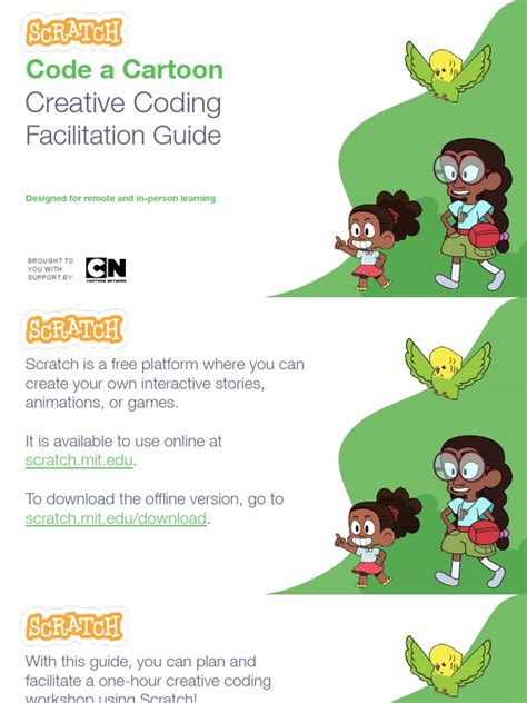 Scratch Cartoon Remote Guide Pdf Scratch Programming Language