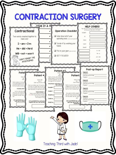 Contraction Surgery Contractions Teaching Surgery