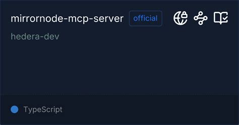 Hedera Testnet Mirror Node Mcp Server Glama