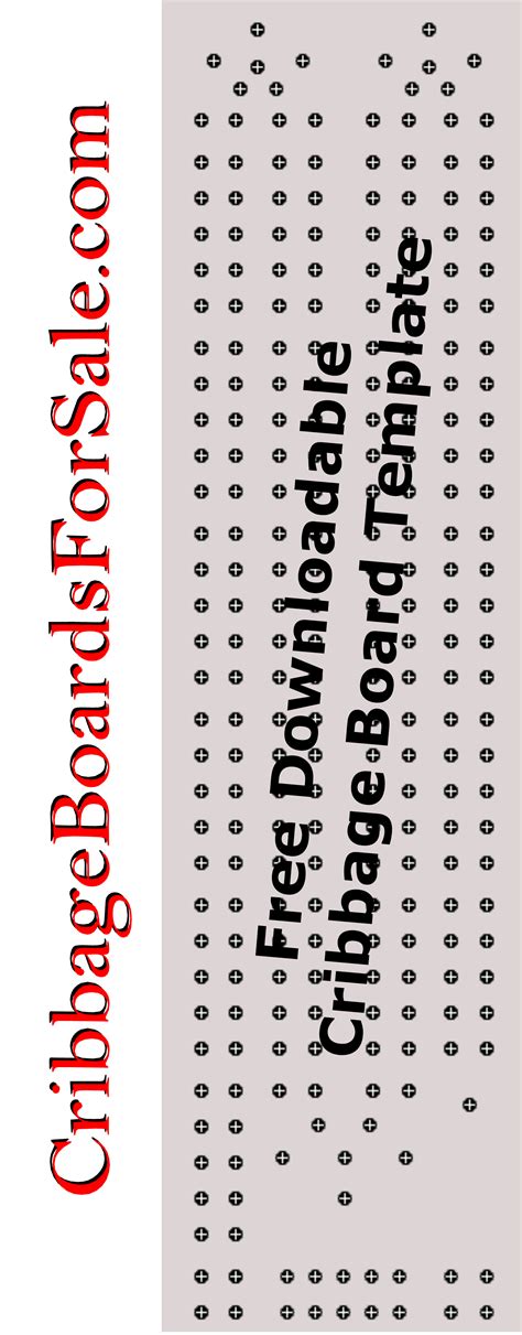Free Downloadable Cribbage Board Template Cribbage Boards For Sale