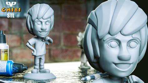 Shaggy Chibi Stl For 3d Printing Chibistl 3dxm 3d Model 3d Printable
