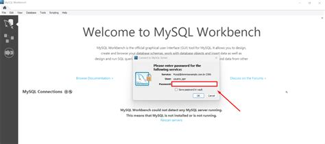 como acessar o mysql workbench
