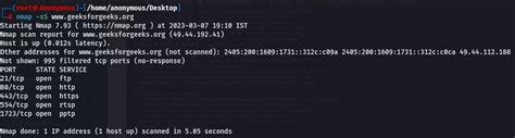 Nmap Command In Linux With Examples GeeksforGeeks