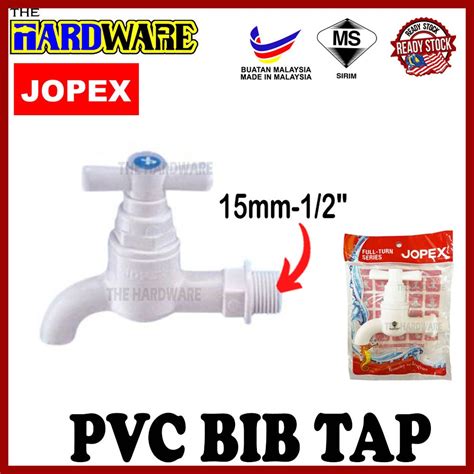 Jopex 15mm Pvc Wall Water Bib Tap With Tee Handlebc01wkitchen
