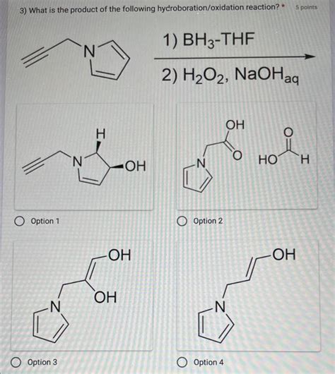 Solved 3 What Is The Product Of The Following