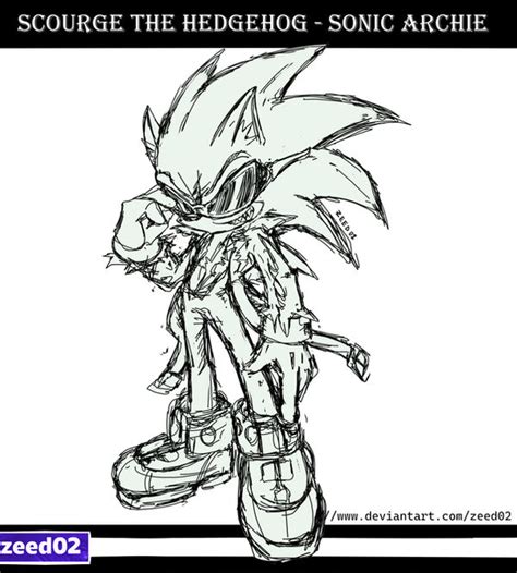 Scourge The Hedgehog Sonic Archie 2 By Zeed02 On Deviantart