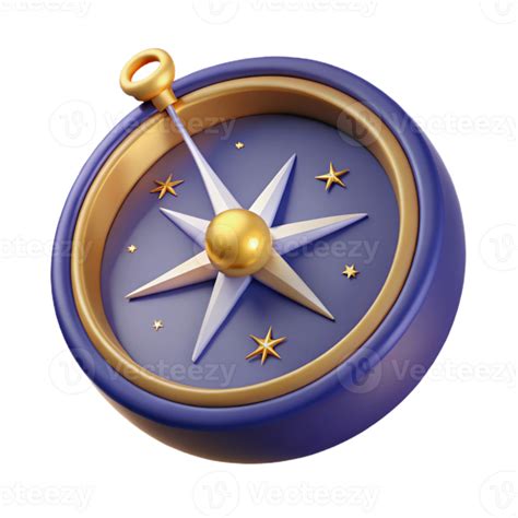 3d Compass Illustration Guidance Navigation 56473397 Png