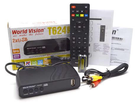 Декодер за цифрова телевизия World Vision T624m2 кабелна телевизия