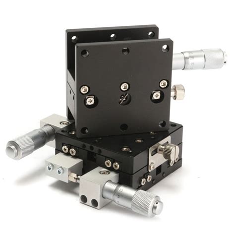 60x60mm XYZ 3 Axis Linear Stage Adjustable Manual Displacement Platform Sliding Table Alexnld Com