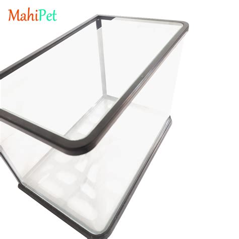 خرید آکواریوم شیشه جلو خم قابدار دلسا طول 52 سانتی متر ماهی پت