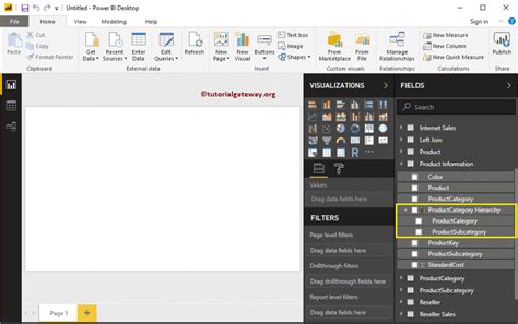 create hierarchy in power bi r marketing digital