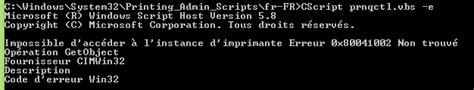 Printing Vbs Printer Script Executing Error Stack Overflow