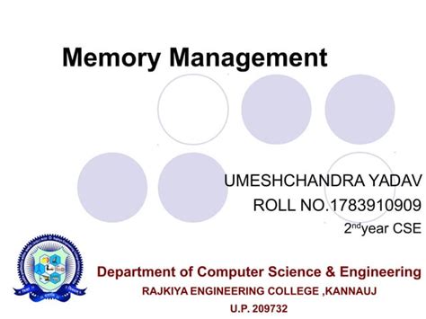 Memory Management OS PPT