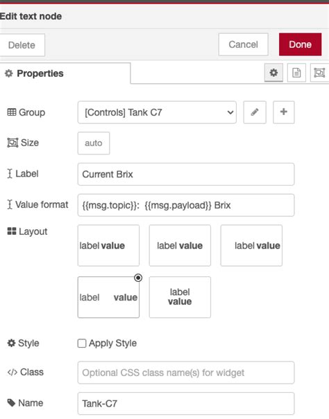 Numeric Node And Text Node Dashboard Node Red Forum