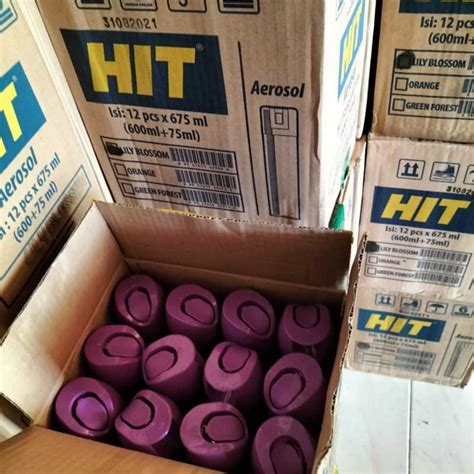 Promo Hit Aerosol Original Lily Blosom 600ml 75 Ml Obat Nyamuk