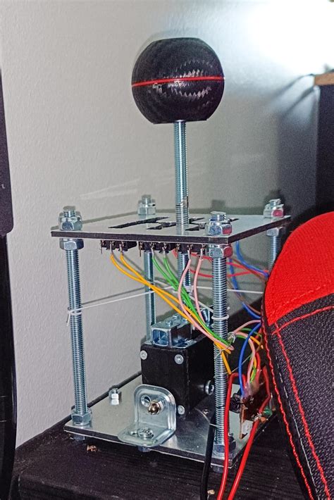 Heres My New Diy H Shifter Made From A Keyboard Circutboard Some