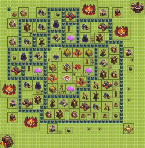 Level 10 Town Hall Farming Base