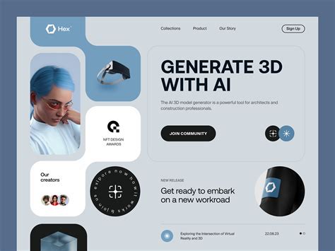 Hex Ai Website By Halo Ui Ux For Halo Lab On Dribbble