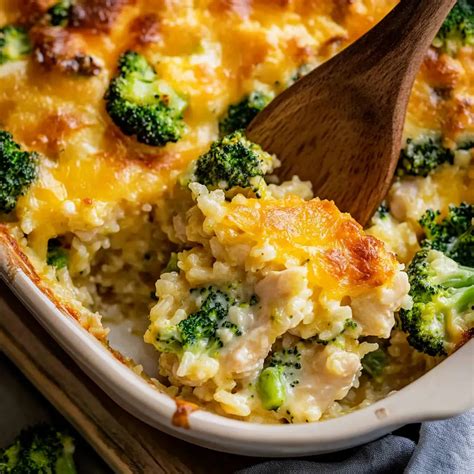 Easy Chicken Broccoli Rice Casserole Recipe Cooking With Casey
