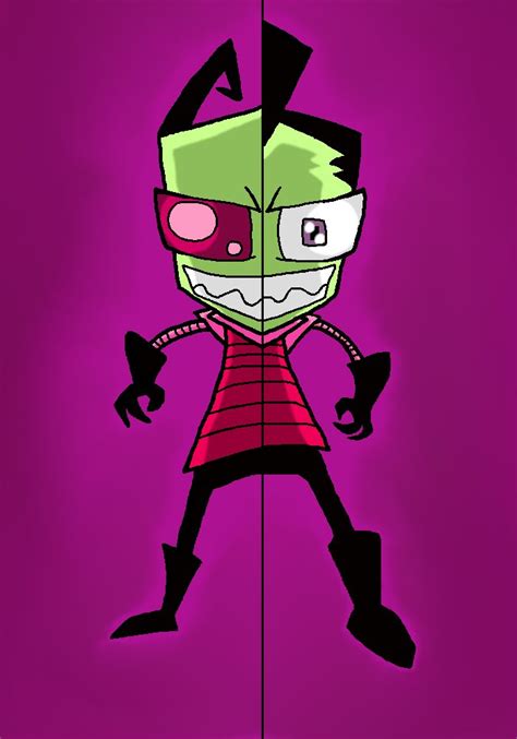 Invader Zim Behind Disguise By Teconmendes On Deviantart