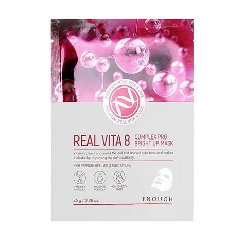 Parça maska Enough Real Vita 8 Complex Pro Bright Up Mask 25 q ...