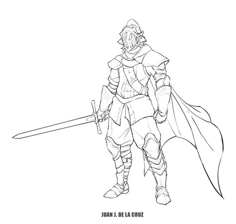 Knight Oc Wip By Juan J De La Cruz On Deviantart