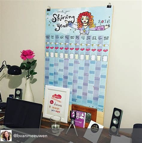 2016 Create Your Shining Year In Biz Workbook Leonie Dawson Goals