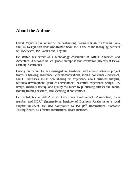 Preview Business Analysis Methodology Pdf Usability New Product